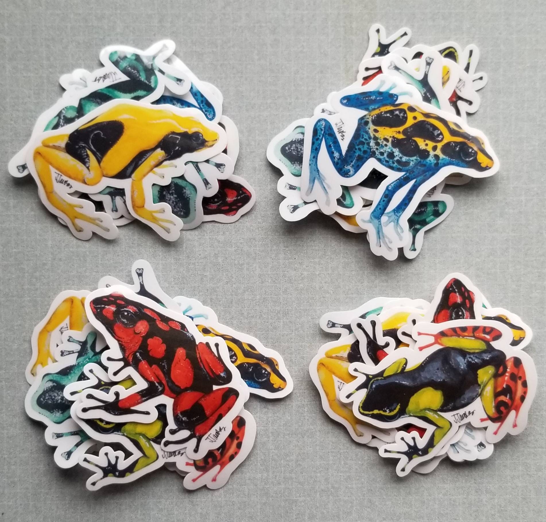 Frog Vibes Only Dart Frog Stickers Frog Stickers Frog Art - Etsy