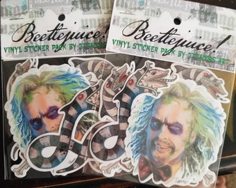 Beetlejuice the Lovers Tarot Card Inspired Vinyl Sticker Decal the ...