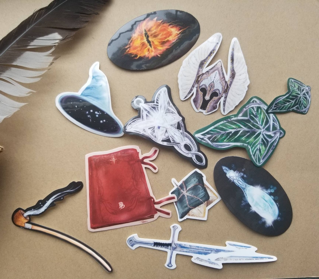 LOTR Sticker Packs, the Lord of the Rings Inspired Stickers, LOTR ...