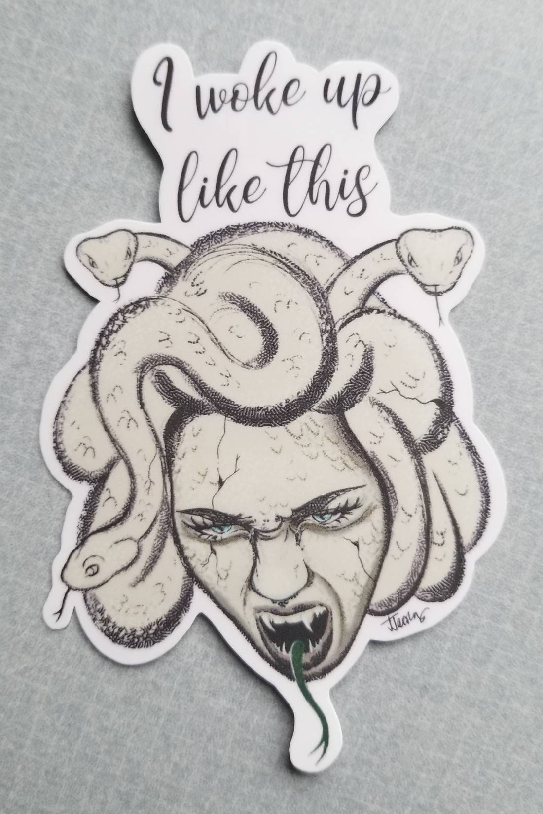 Medusa Vinyl Sticker Pack Medusa Art 5 Vinyl Stickers Greek - Etsy