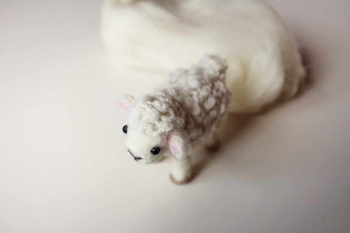 Cute Needle Felted Sheep - Etsy