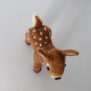 Cute Needle Felt Deer - Etsy UK