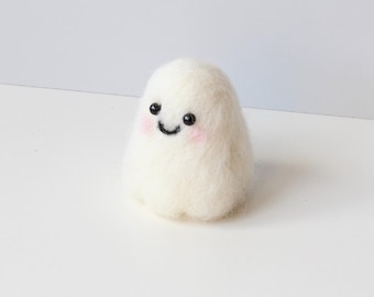 Candy Corn Wool Felted Ghost Cute Ghost Halloween Decoration - Etsy