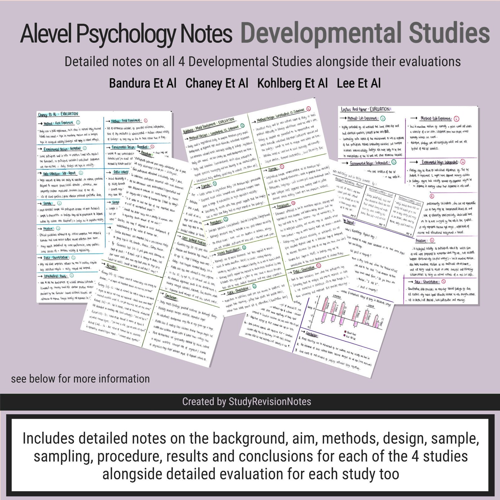 Alevel Psychology Notes on the Developmental Studies With Evaluation ...