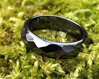 Hematite Ring | Etsy UK