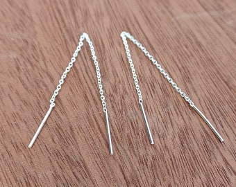 Threader Earrings - Etsy UK