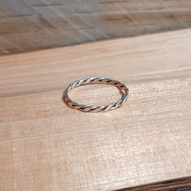 Flat Braided Rings - Etsy UK