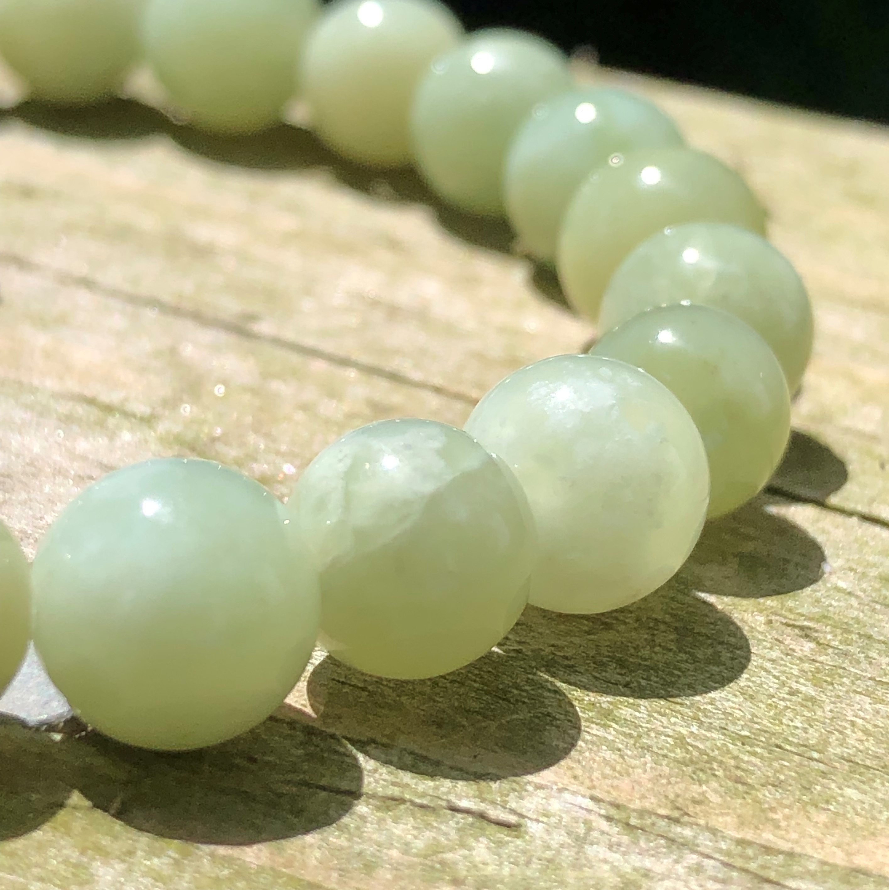 Jade Power Bead Bracelet - Etsy
