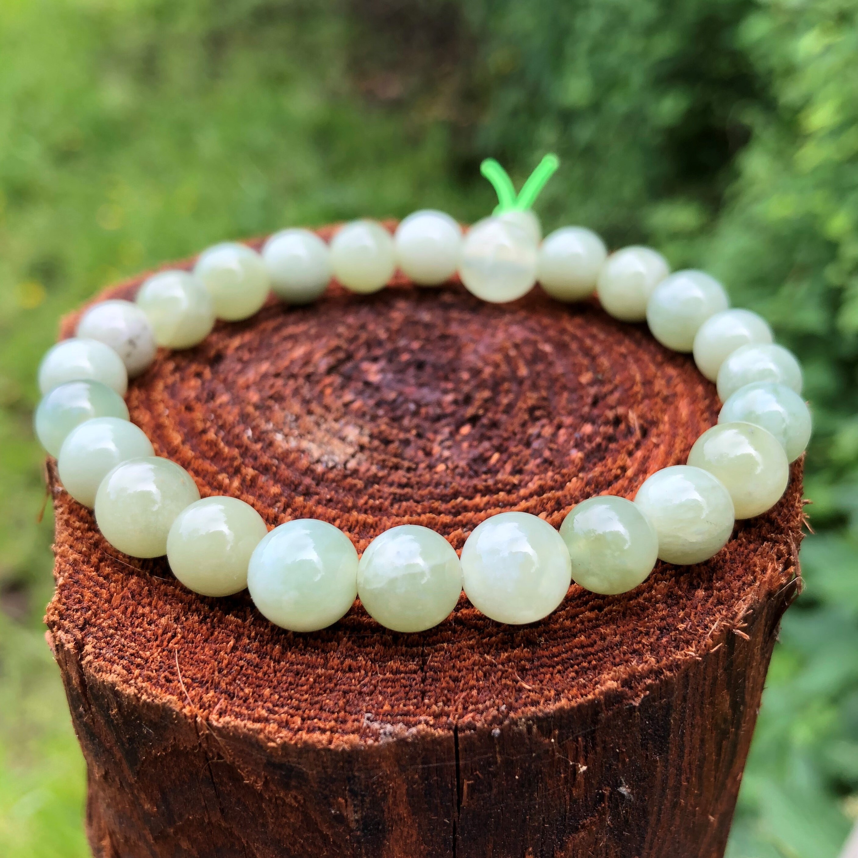 Jade Power Bead Bracelet - Etsy