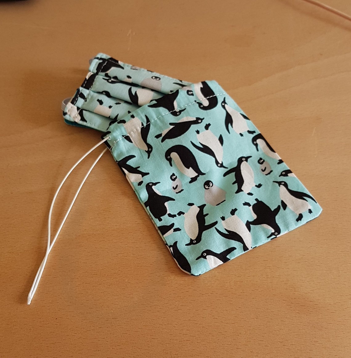 Penguin Face Mask - Etsy