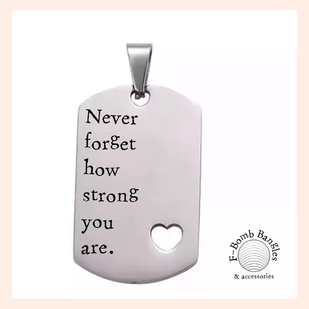 Never Forget How Strong You Are Motivational - Etsy