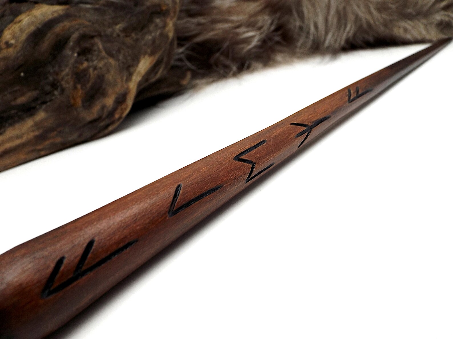 On Measure RUNES engraving Wooden Wand Nordic Viking | Etsy