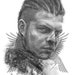 Portrait Ivar, Vikings Drawing of Ivar the Boneless A4 Format Digital ...
