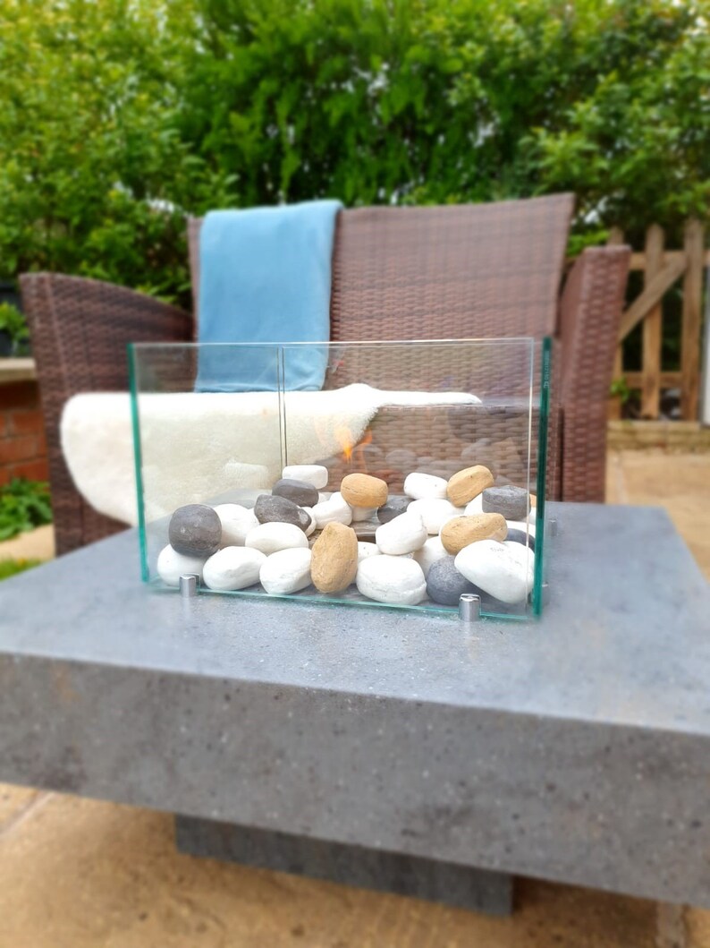 IDEAL Bio Flame Indoor or Outdoor Corian Fire - Etsy