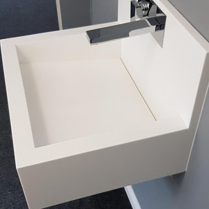 Corian Contemporary Wash Trough - Etsy UK
