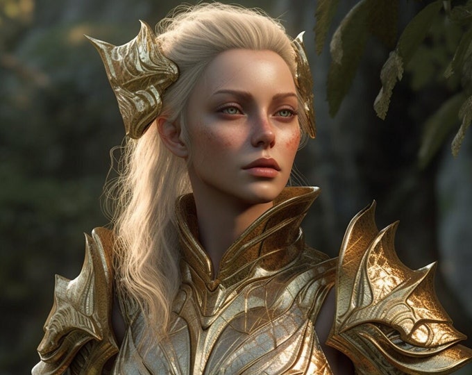 Beautiful High Elf Spirit Companion. Conjuring. Spirituality. - Etsy