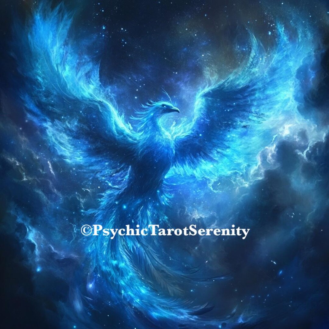 Blue Astral Phoenix. Conjuring Remote Binding. Wealth. Luck. Astral ...