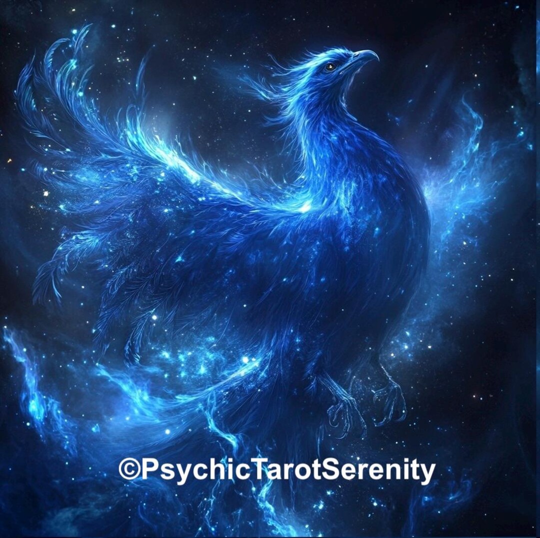Blue Astral Phoenix. Conjuring Remote Binding. Wealth. Luck. Astral ...