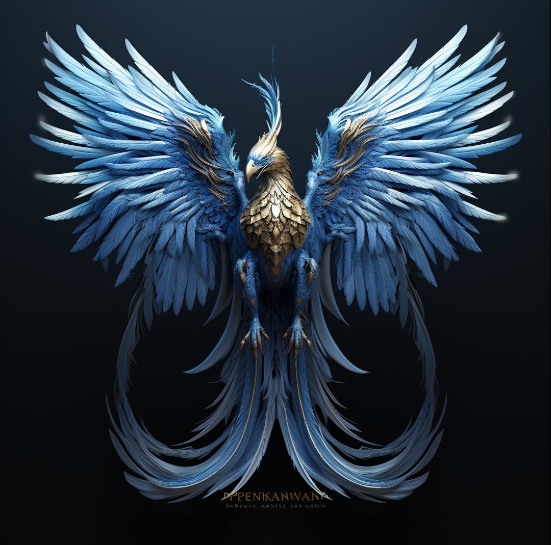 Blue Astral Phoenix. Conjuring Remote Binding. Wealth. Luck. Astral ...