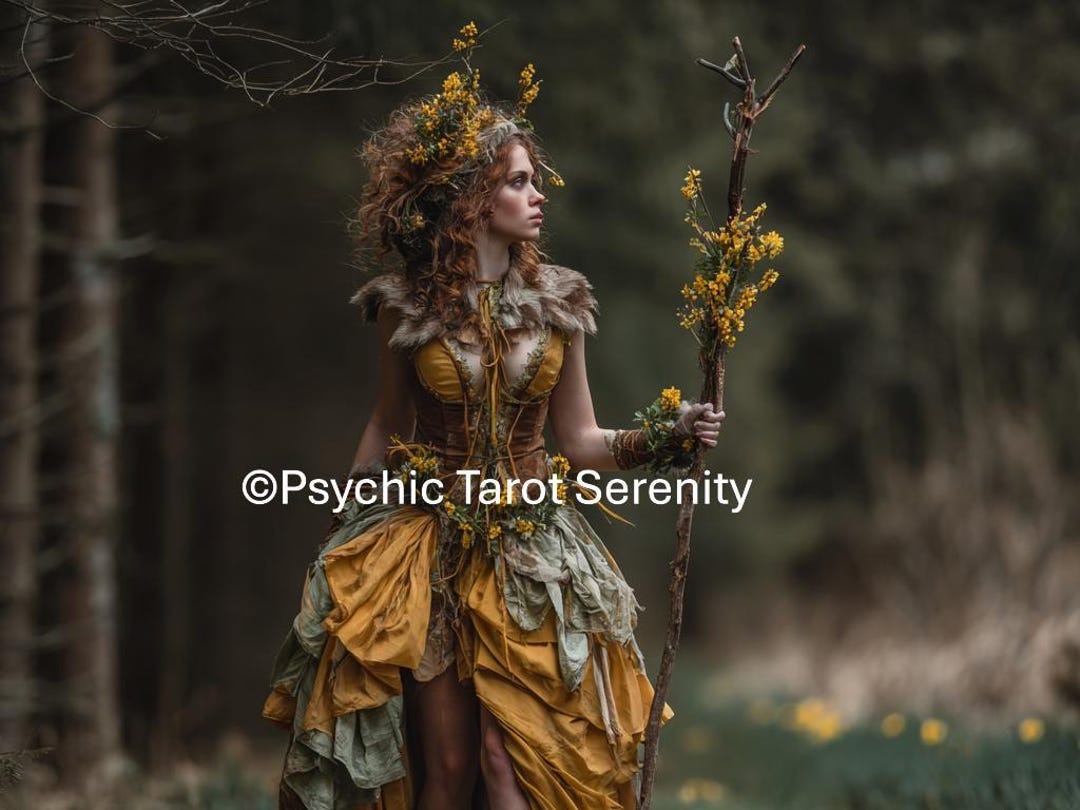 Spring Witch Spirit Companion - Etsy