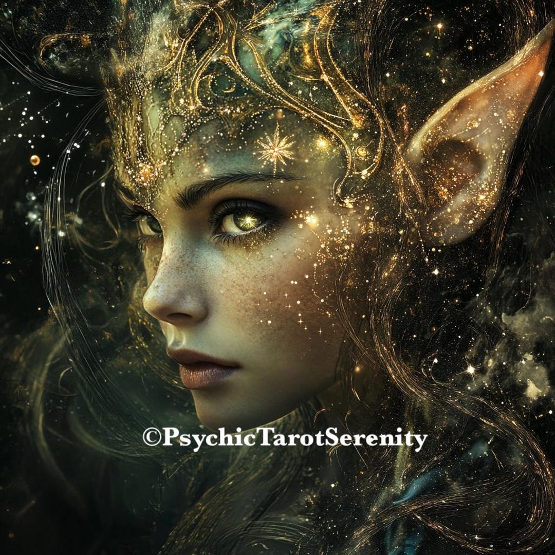 Psychic Elf Spirit Companion. Conjuring Distant Binding. Psychic ...