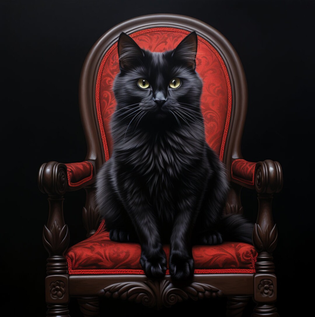 Black Cat Witches Familiar. Spirit Companion. Conjuring. - Etsy