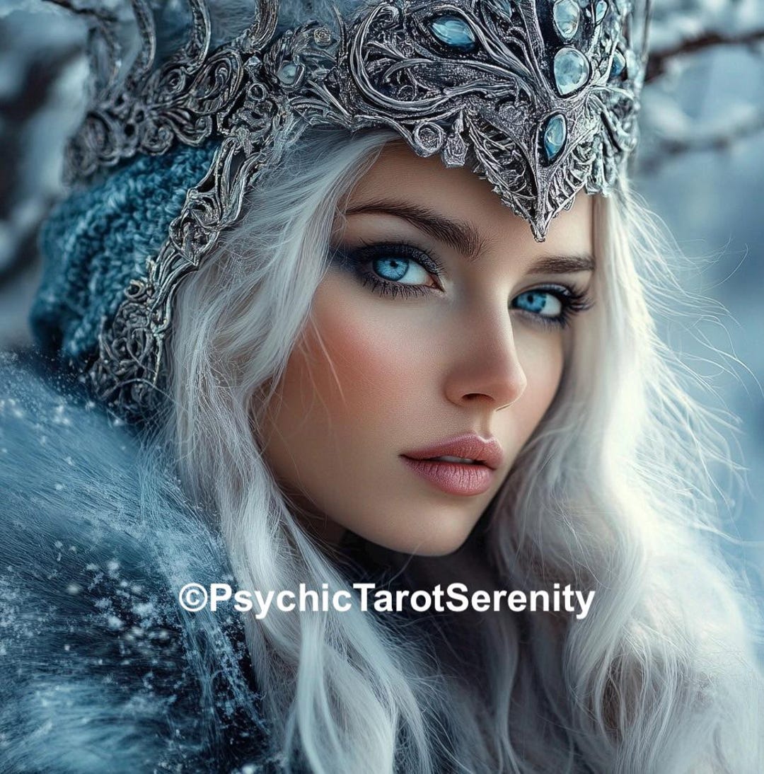 Rare Norse Ice Queen Spirit. Conjuring. Remote Binding. Determination ...