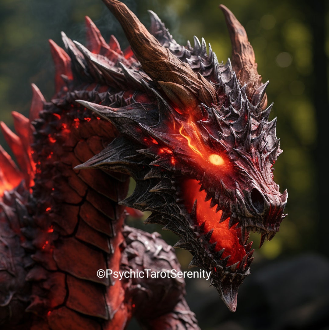 Celtic Red Dragon Spirit Companion. Conjuring. Remote Binding. Wealth ...