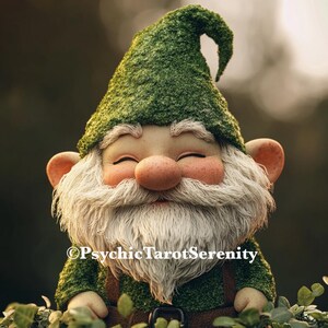 Gnome Spirit Companion Conjuring Distant Enlightenment Fun Cheerful ...