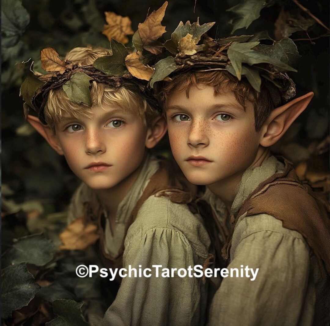 Twin Brother Elf Spirit Companions Distant Binding Conjuring Destiny ...