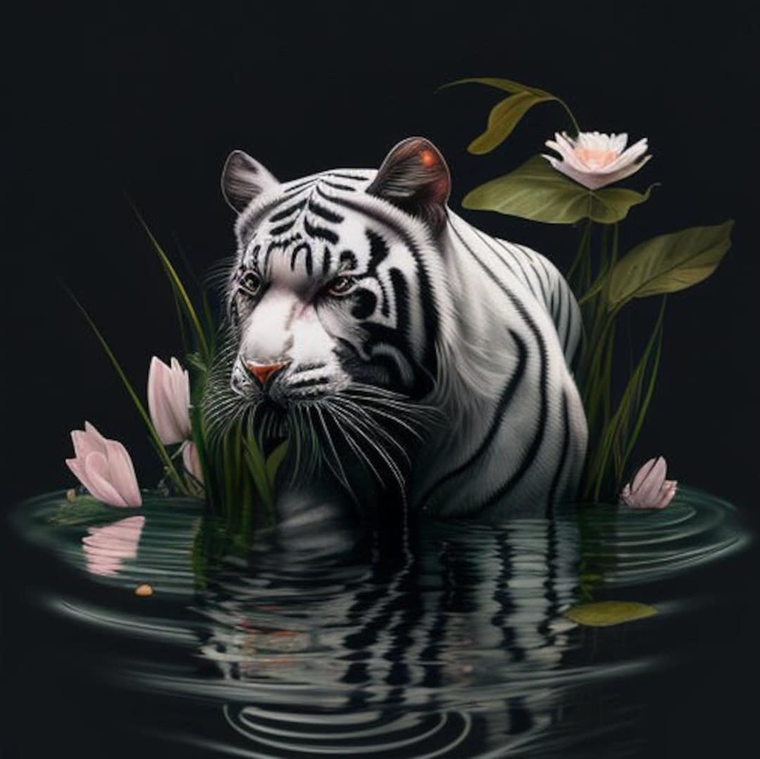 White Tiger Spirit Companion. Conjuring. Willpower. Strength - Etsy
