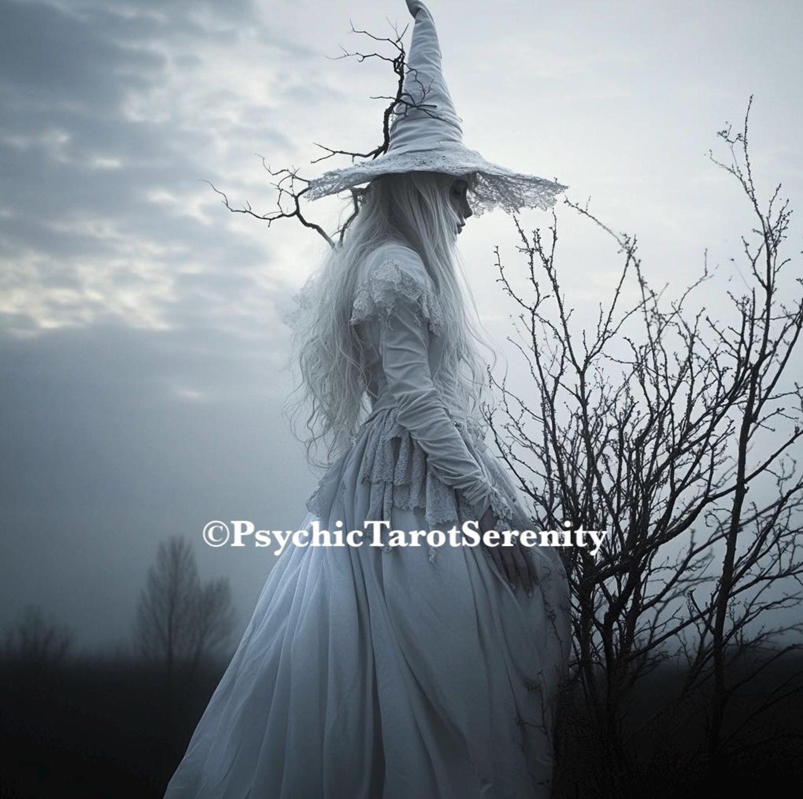 White Witch Spirit Companion. Conjuring. Distant Binding. Magick. White ...