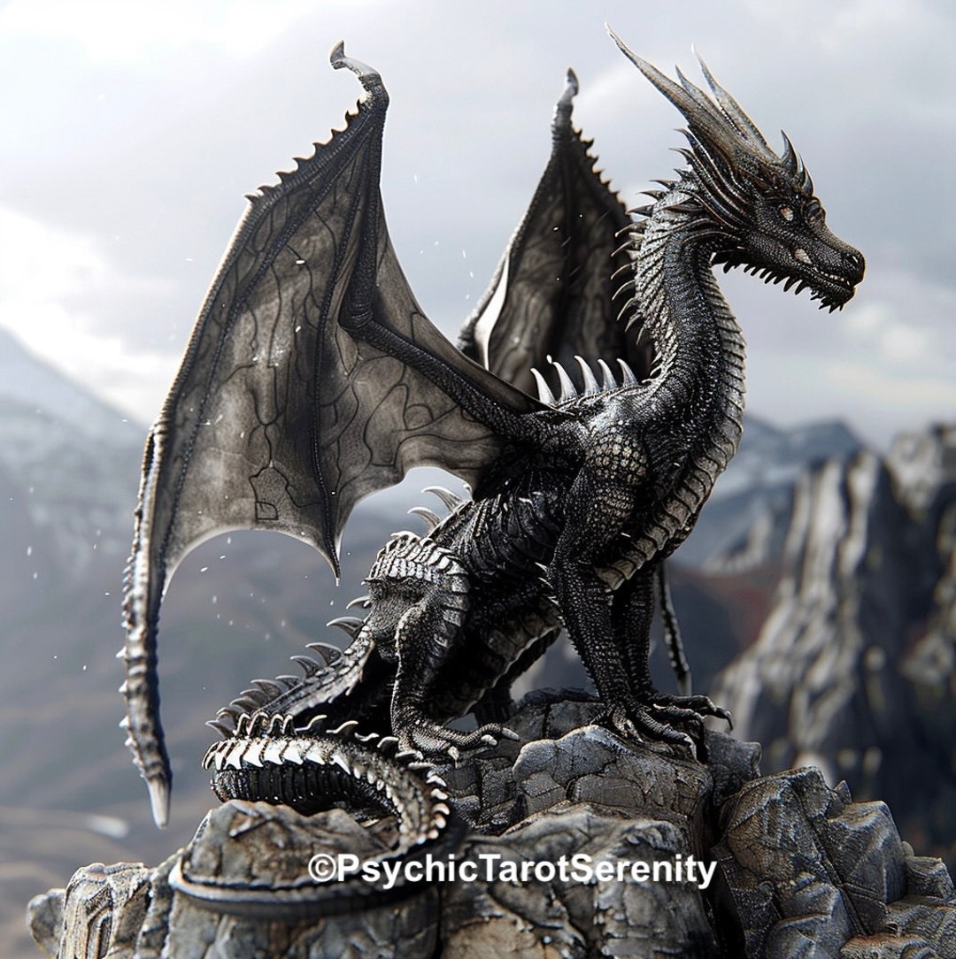 Black Dragon Spirit Companion. Conjuring Protection Eliminate Negative ...
