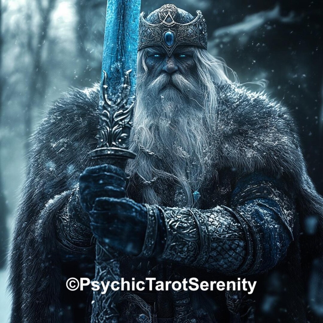 Rare Norse Ice King Spirit. Conjuring. Remote Binding. Strength ...