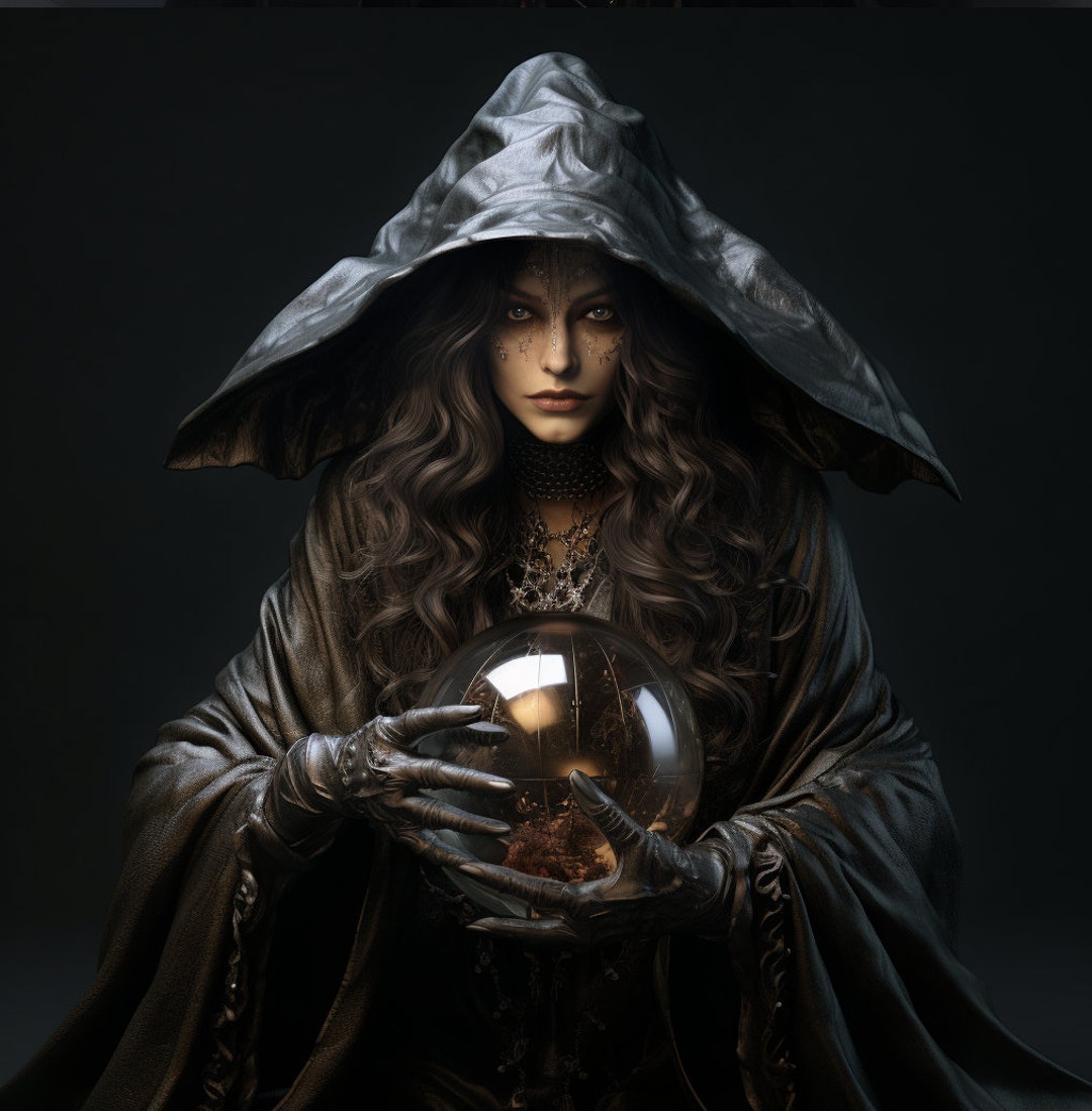 Psychic Witch Spirit Companion. Conjuring Distant Binding. - Etsy