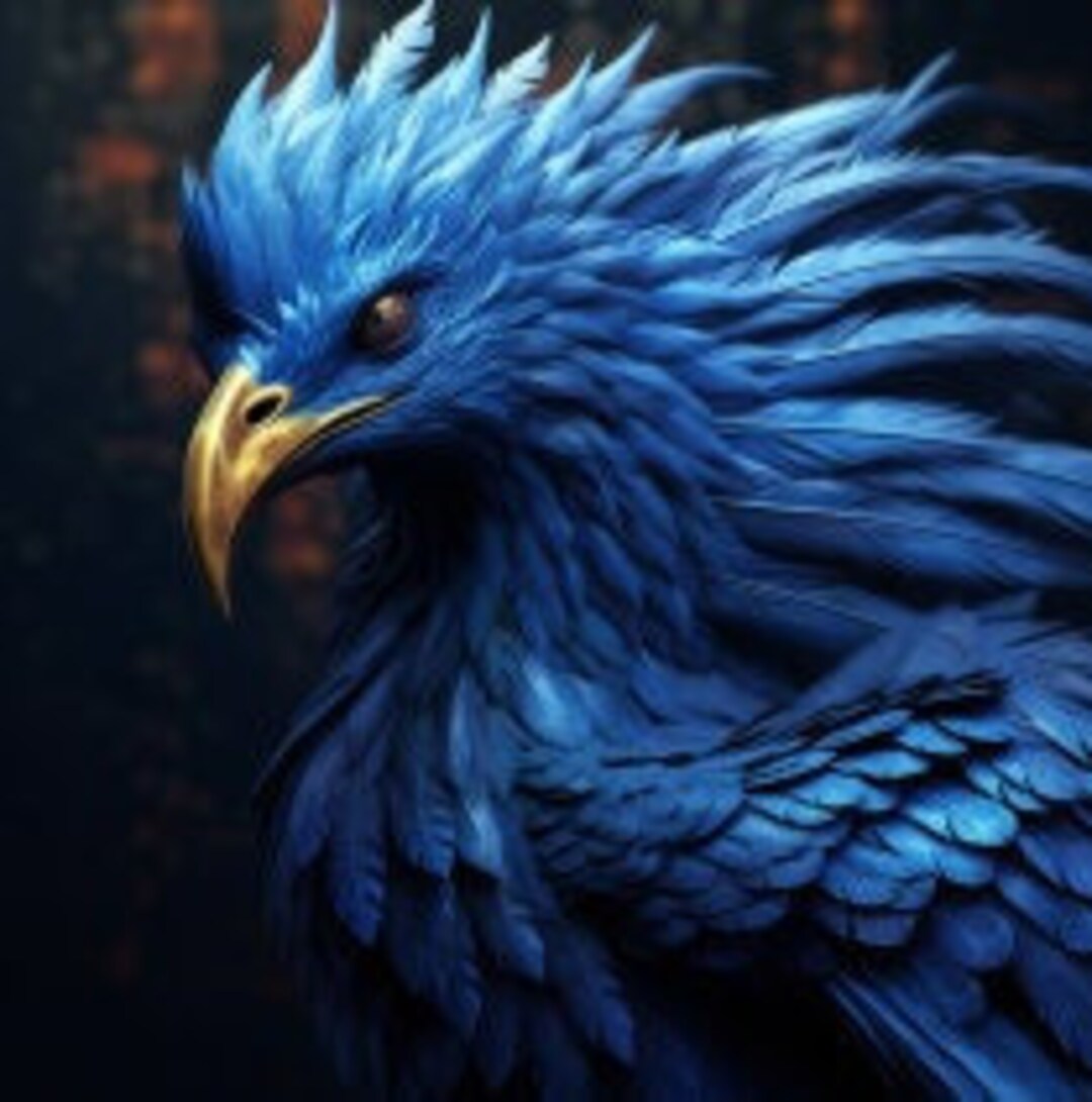 Blue Astral Phoenix. Conjuring Remote Binding. Wealth. Luck. - Etsy