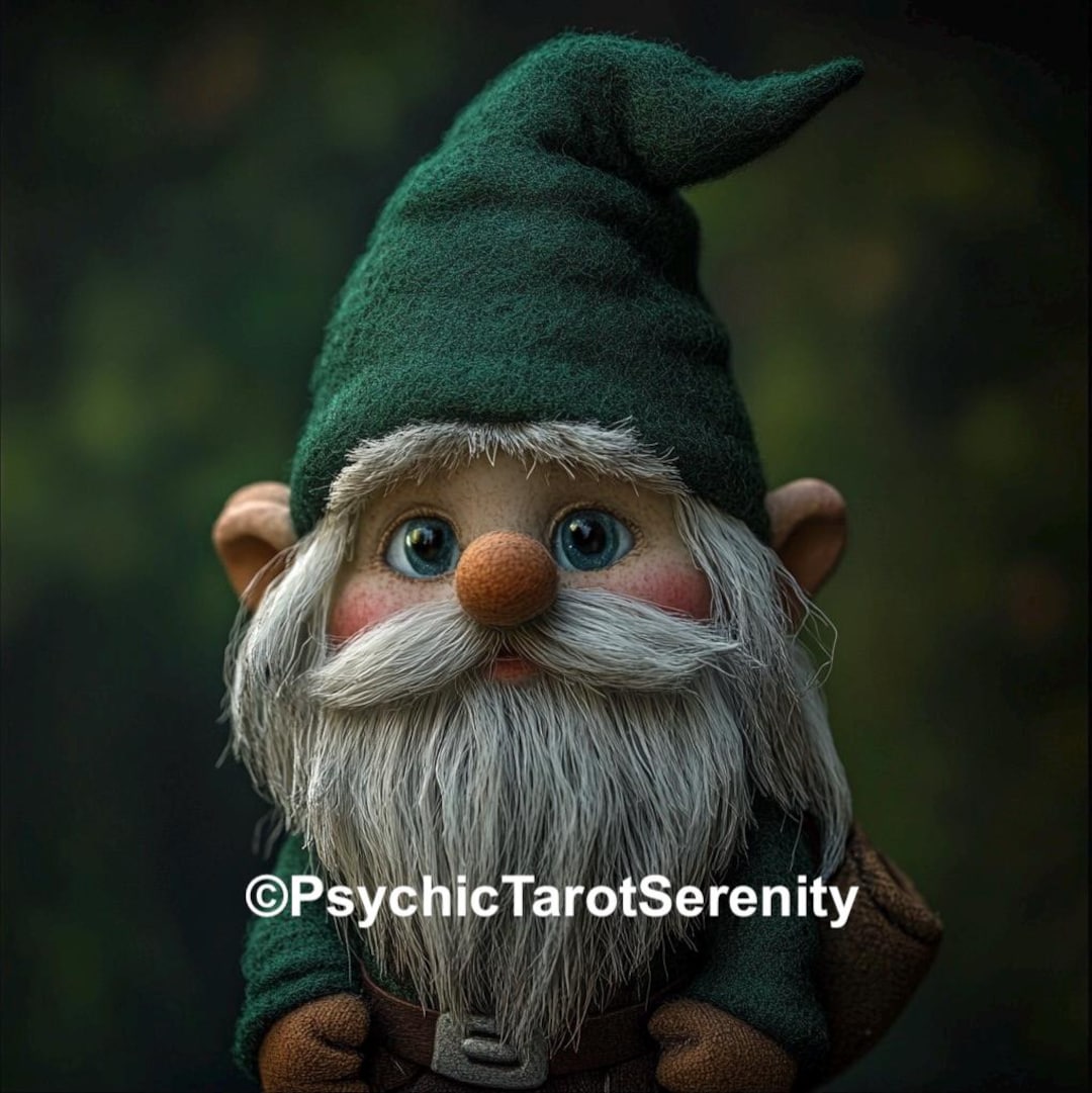Gnome Spirit Companion Conjuring Distant Enlightenment Fun Cheerful ...