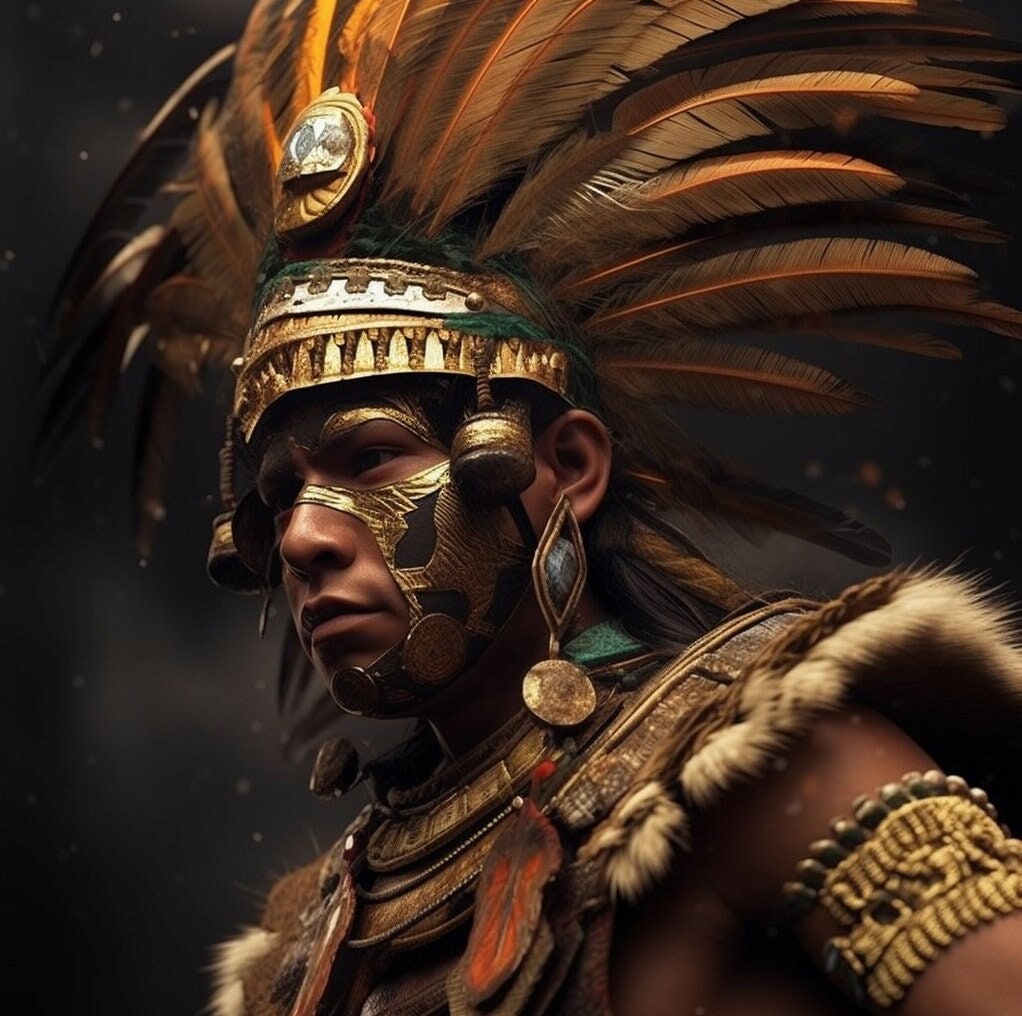 Aztec Priest Face Paint