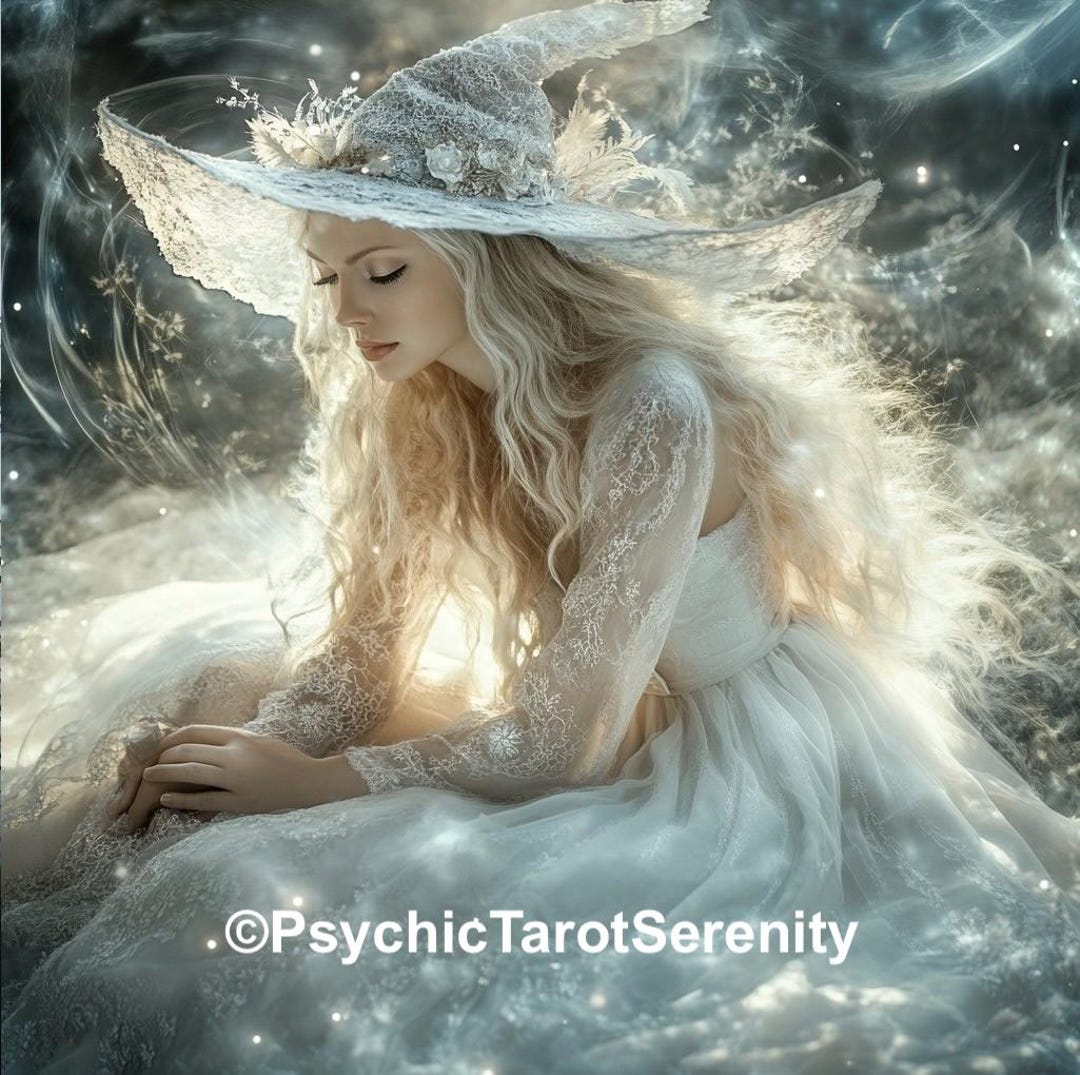White Witch Spirit Companion. Conjuring. Distant Binding. Magick. White ...