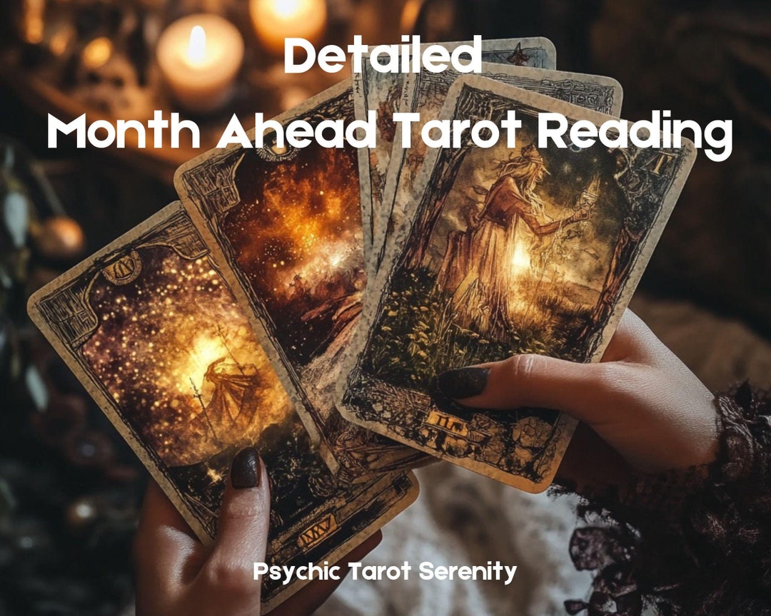 Detailed Month Ahead Tarot Reading: Psychic Insights - Etsy