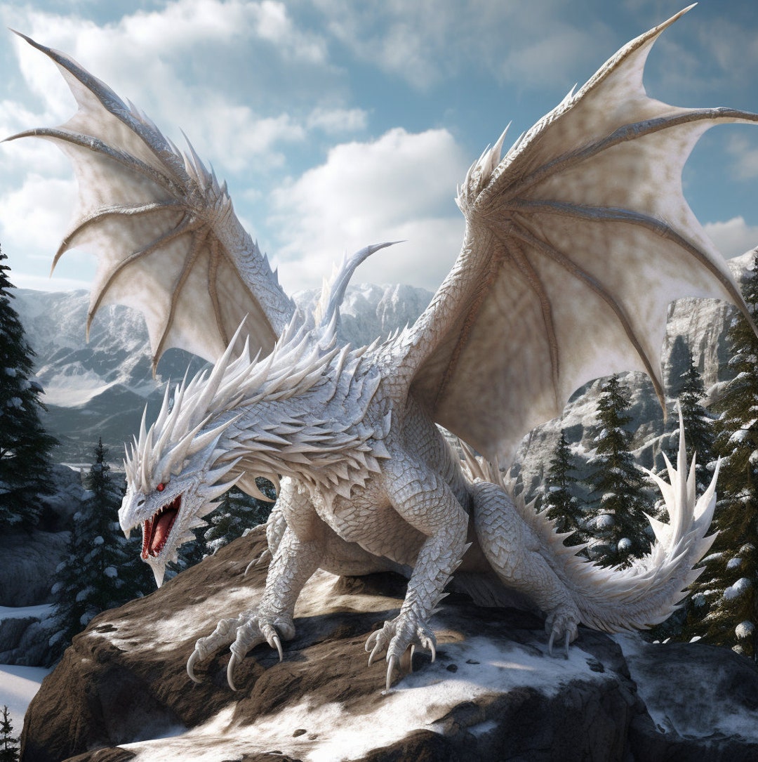 White Dragon Spirit Companion. Distance Binding. Power. Wisdom ...