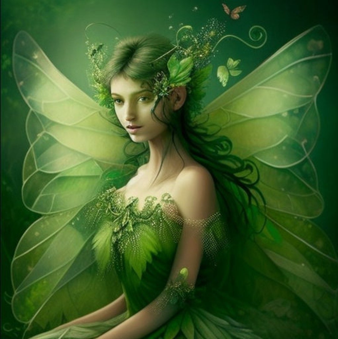 Beautiful Forest Fairy Spirit Companion. Conjuring. Remote Binding ...