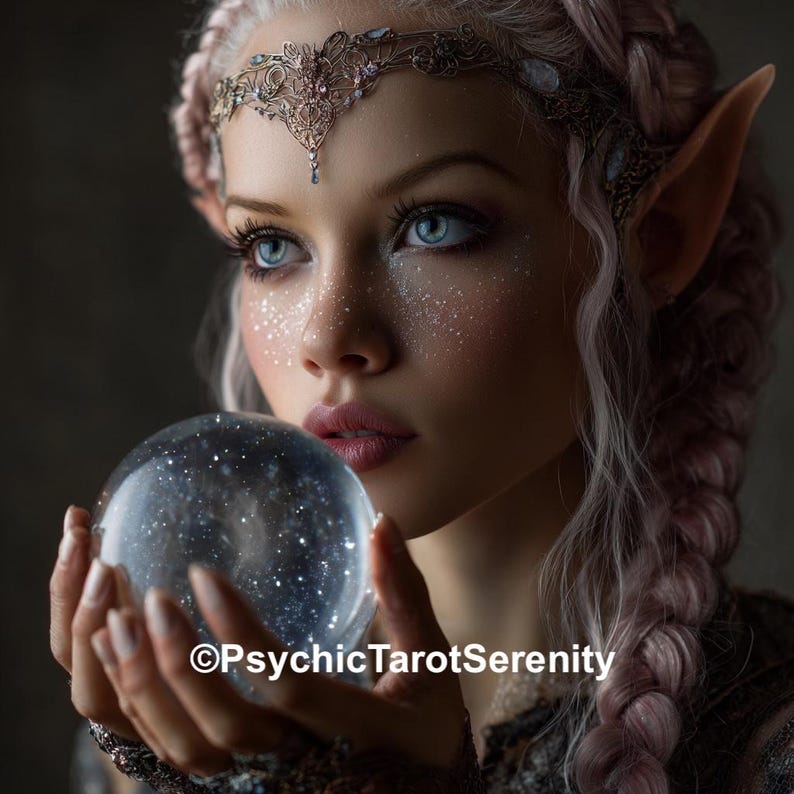 Psychic Elf Spirit Companion. Conjuring Distant Binding. Psychic ...