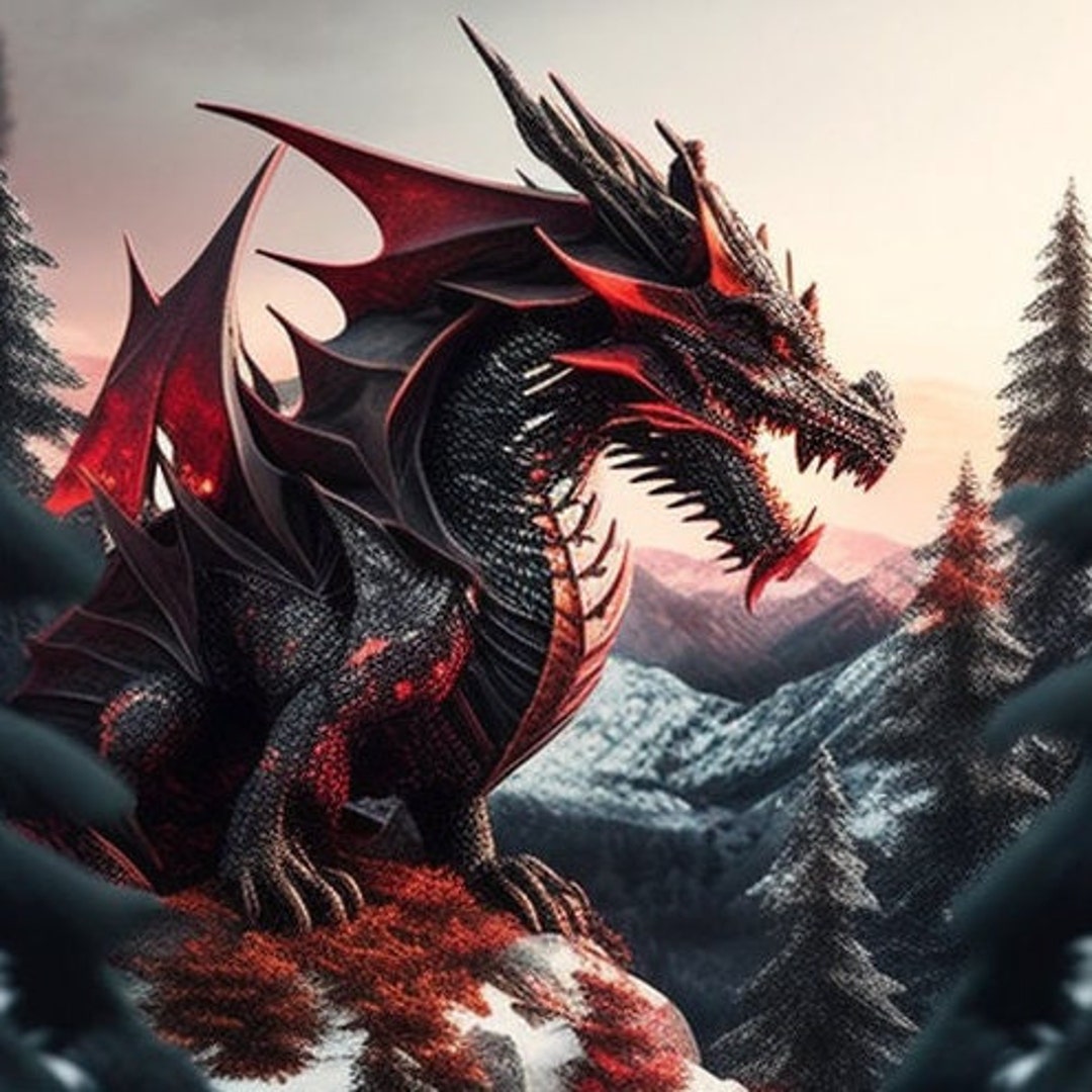 Celtic Red Dragon Spirit Companion. Conjuring. Remote Binding. - Etsy