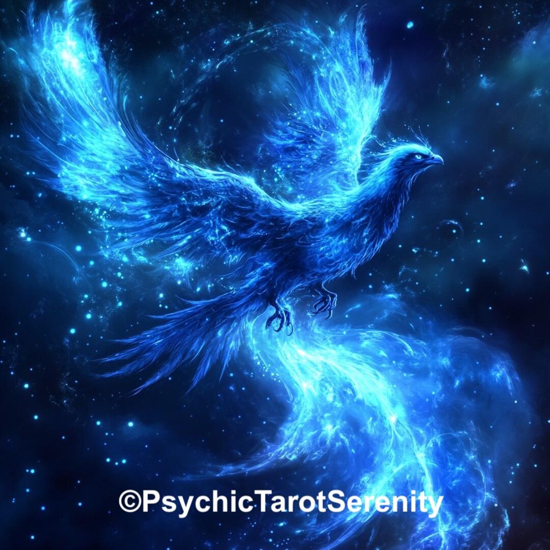 Blue Astral Phoenix. Conjuring Remote Binding. Wealth. Luck. Astral ...
