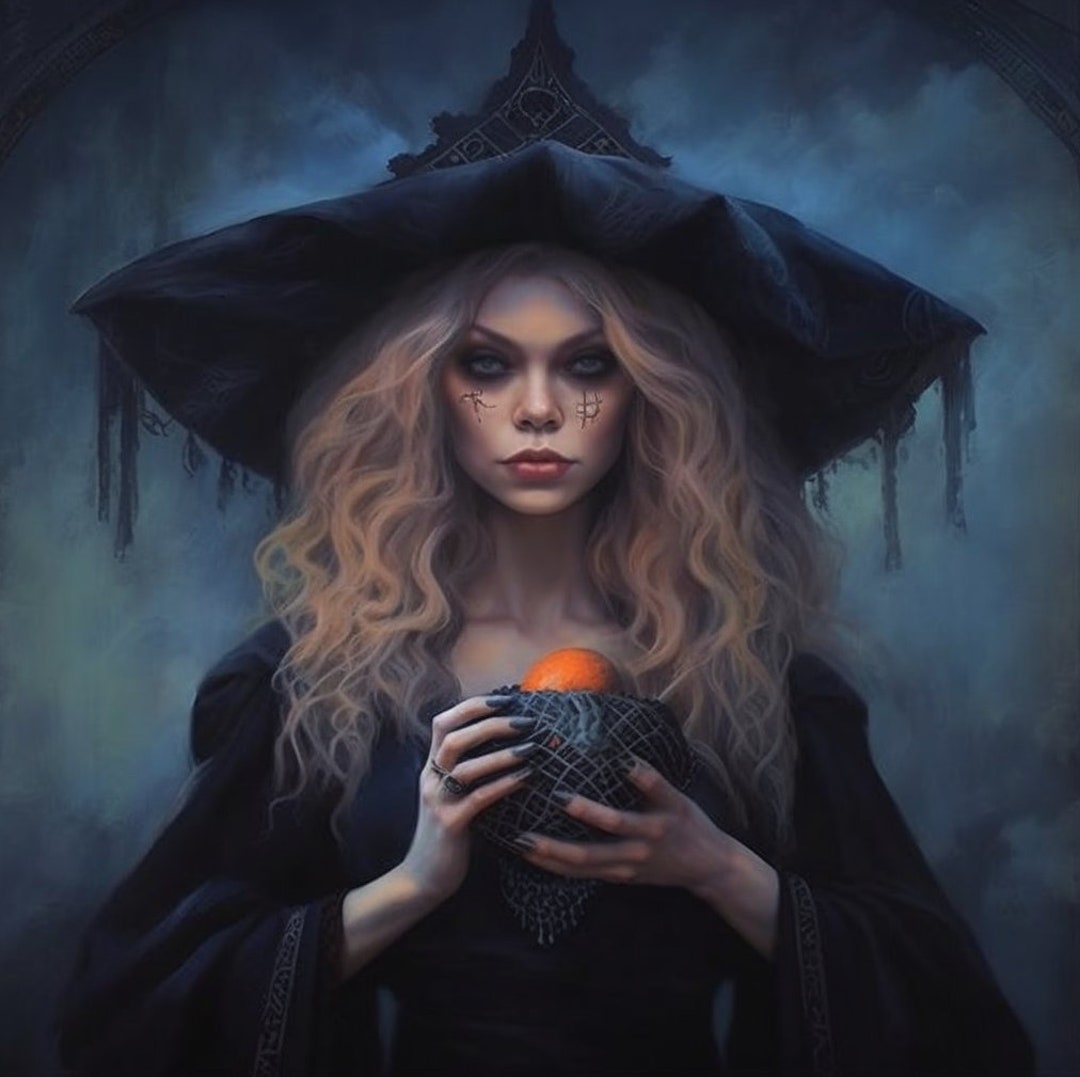 Psychic Witch Spirit Companion. Conjuring Distant Binding. - Etsy