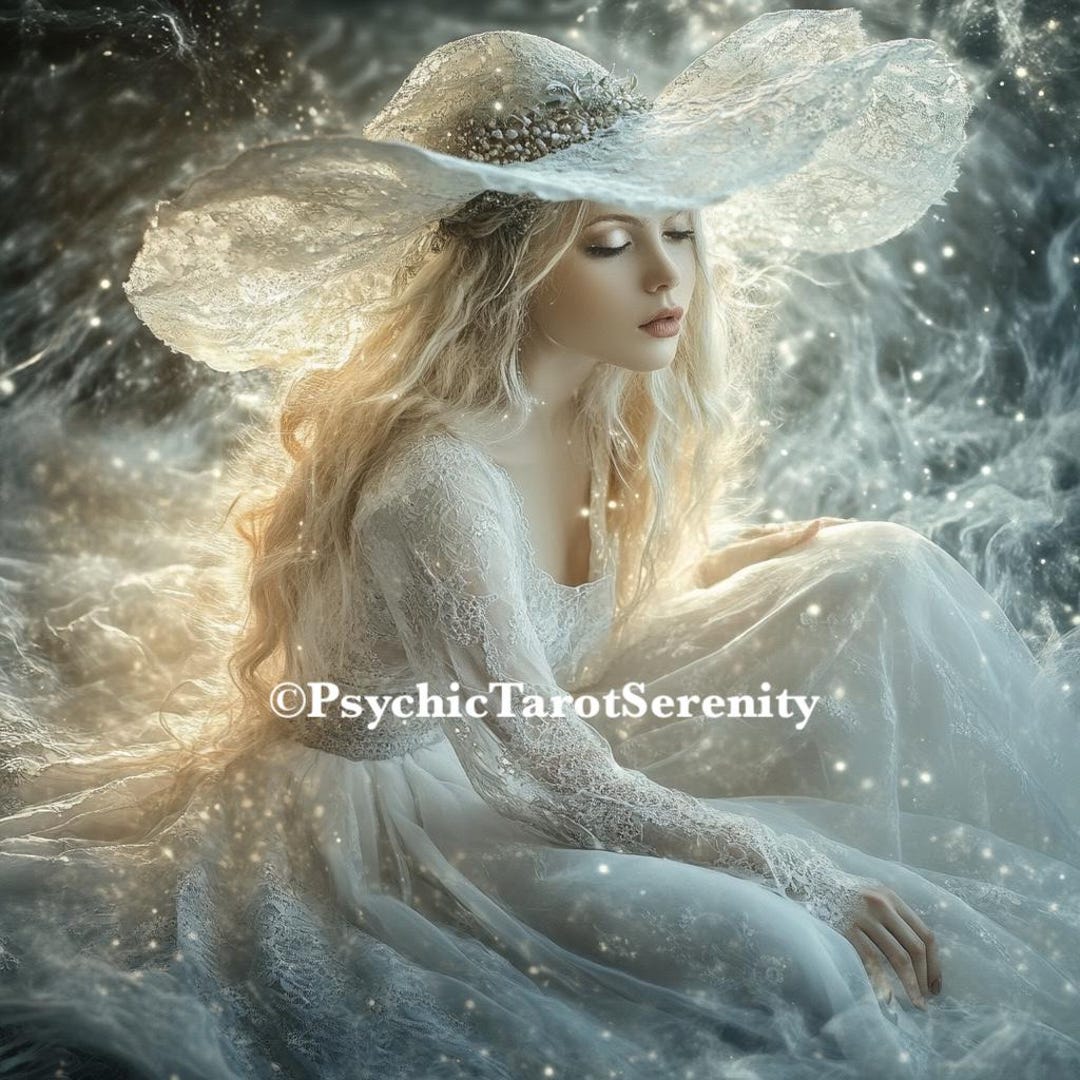 White Witch Spirit Companion. Conjuring. Distant Binding. Magick. White ...