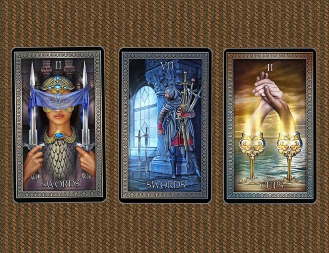 Three Card Tarot Reading. up to Three Questions. Detailed. - Etsy