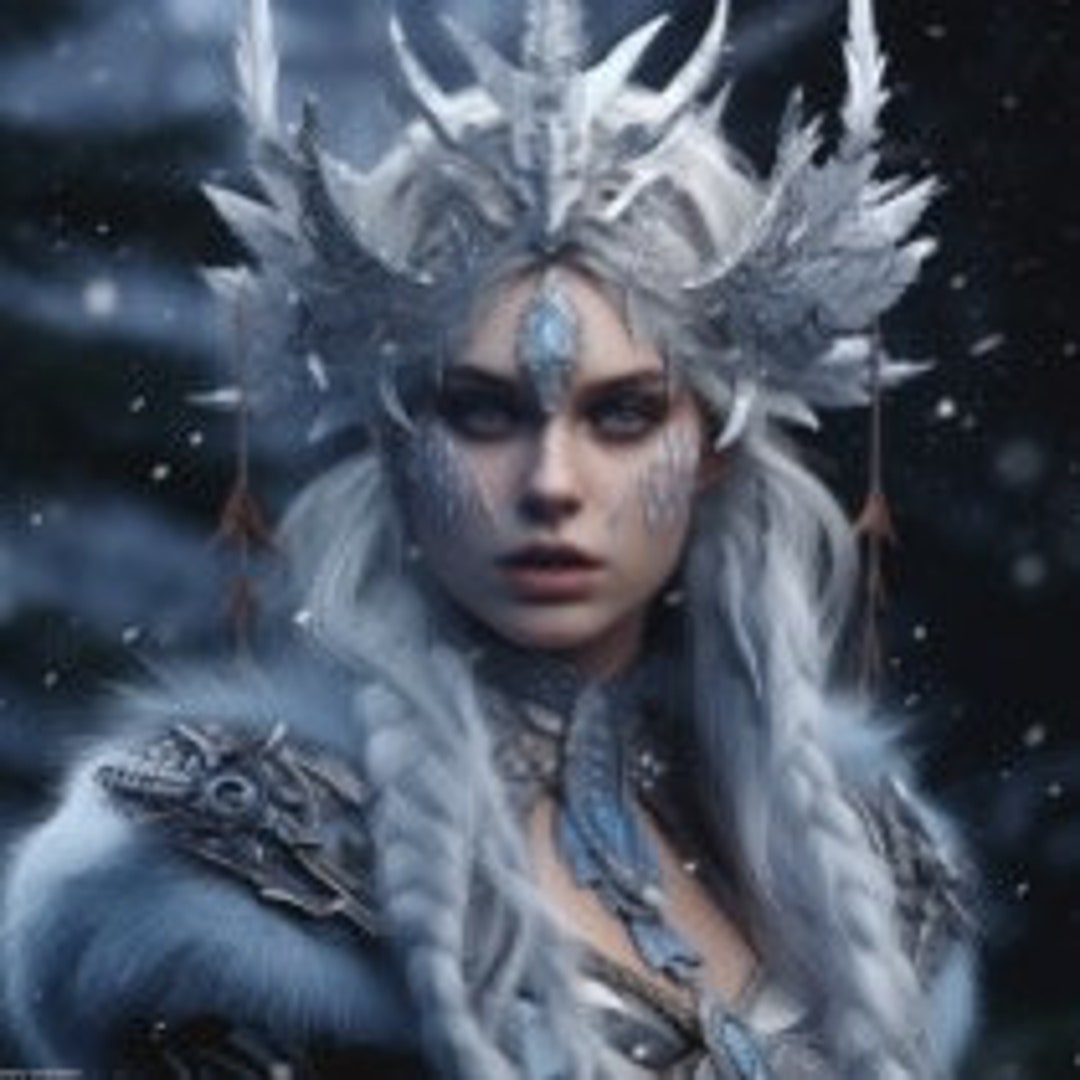 Rare Norse Ice Queen Spirit. Conjuring. Remote Binding. Protection ...
