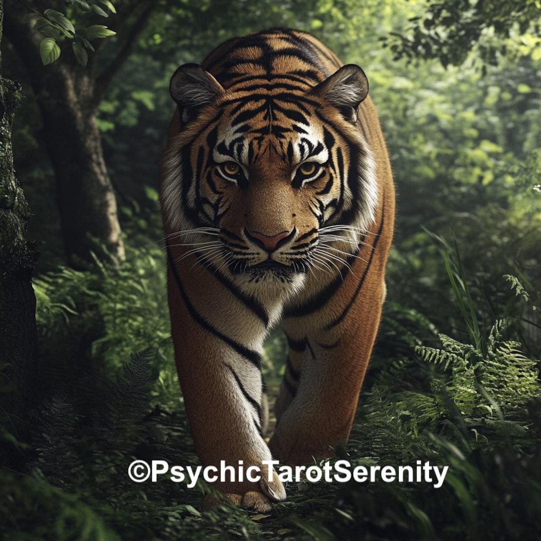 Strong Tiger Spirit Companion. Conjuring. Strength Confidence Willpower ...